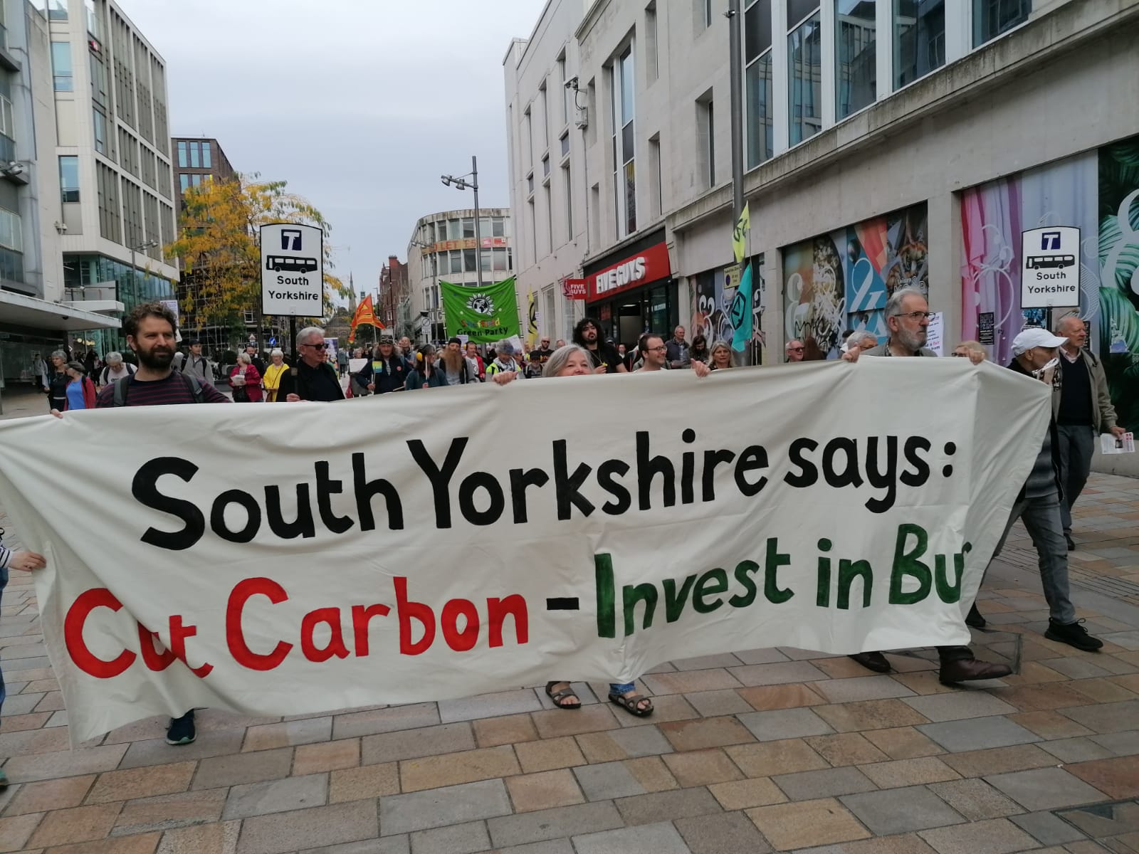Better Buses for South Yorkshire Rally – Tell the Truth Sheffield