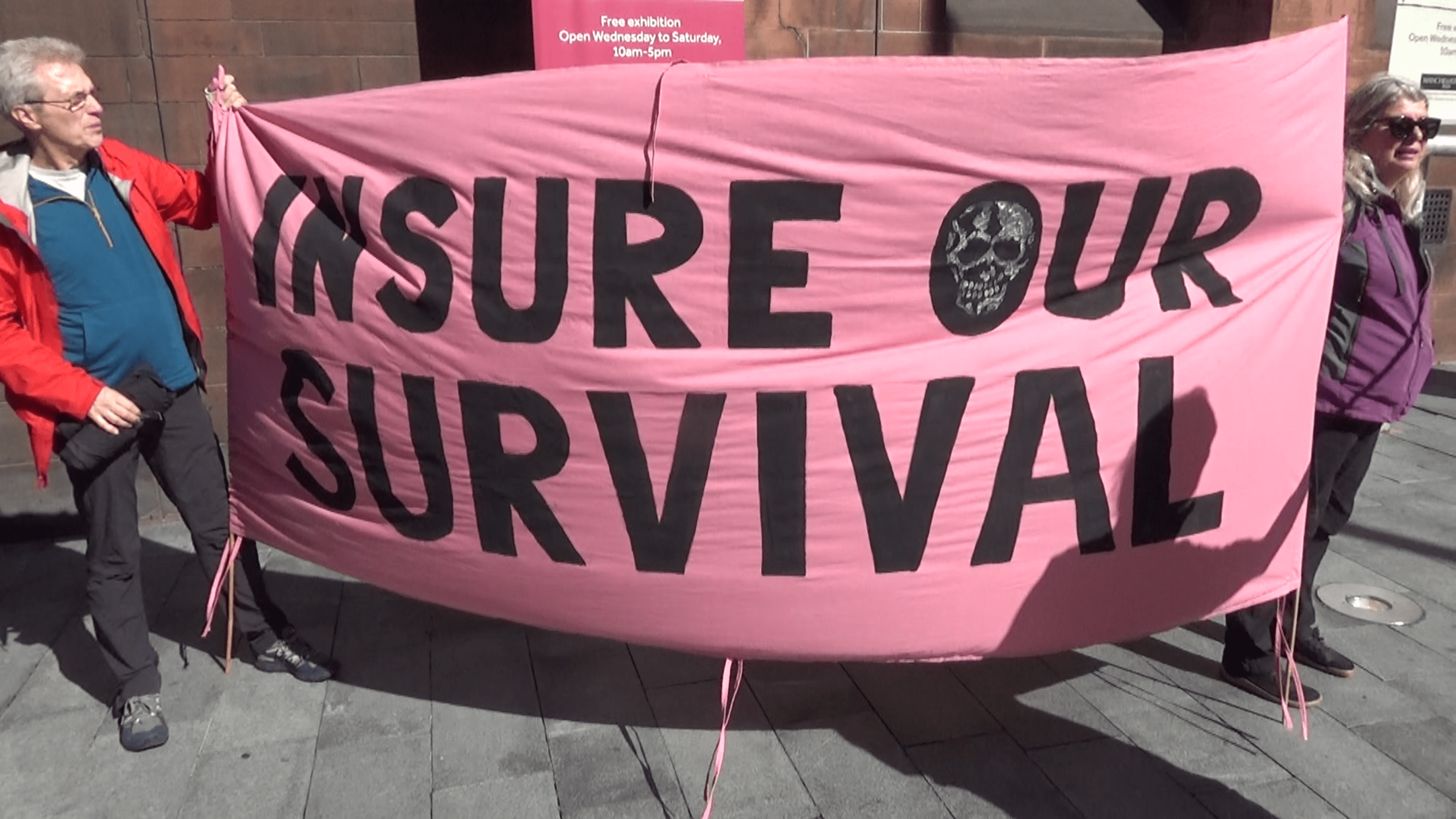 Sheffield Activists help blockade AXA and AIG in Manchester as part of ...